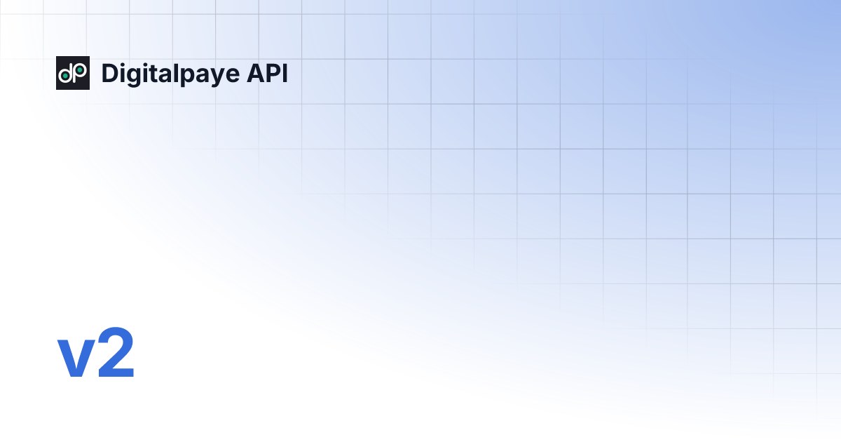 v2 | Digitalpaye API